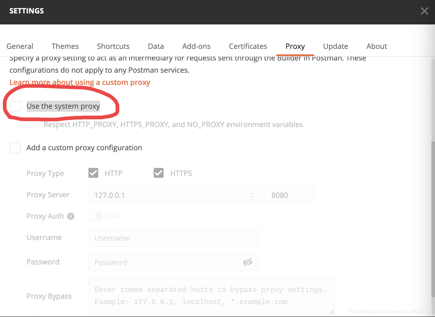 postman发送请求时报错：500 Internal Privoxy Error_postman报500-CSDN博客
