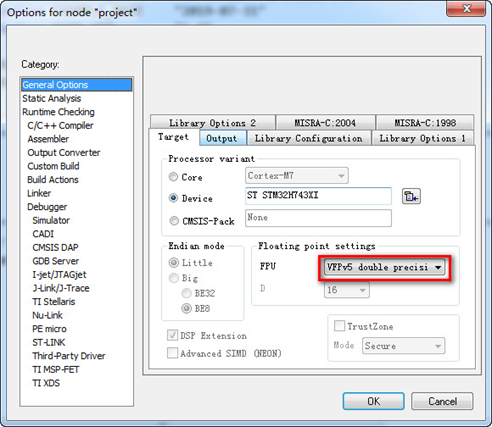 【STM32H7的DSP教程】第7章 ARM DSP源码和库移植方法（IAR8）_stm32h7 标准库-CSDN博客