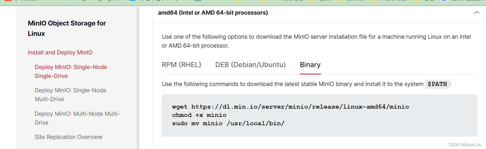【Java项目】Minio的安装部署以及SpringBoot整合Minio_java minio-CSDN博客