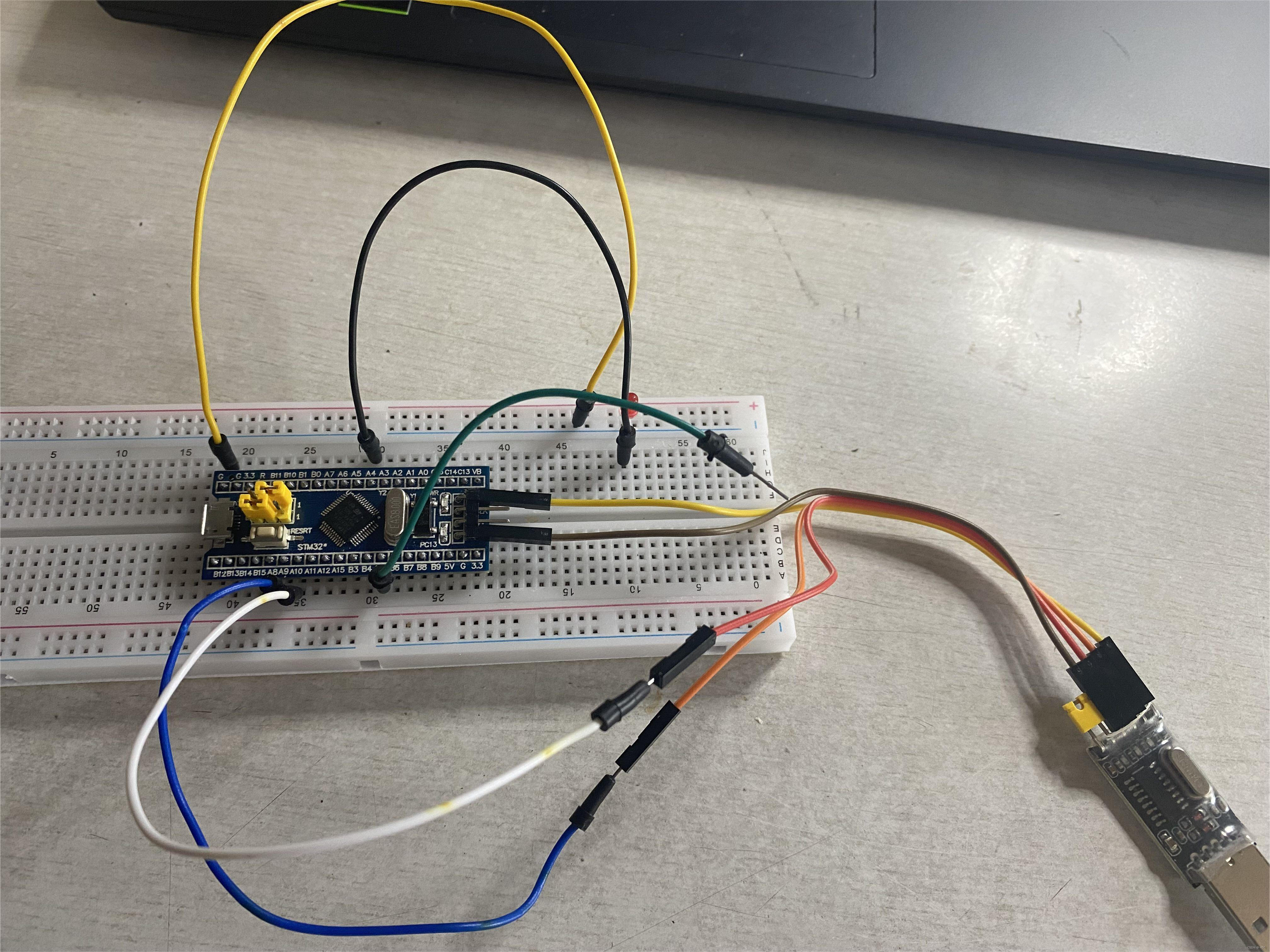 Stm32外部中断模式控制灯亮灭 Stm32 Pb5 Csdn博客