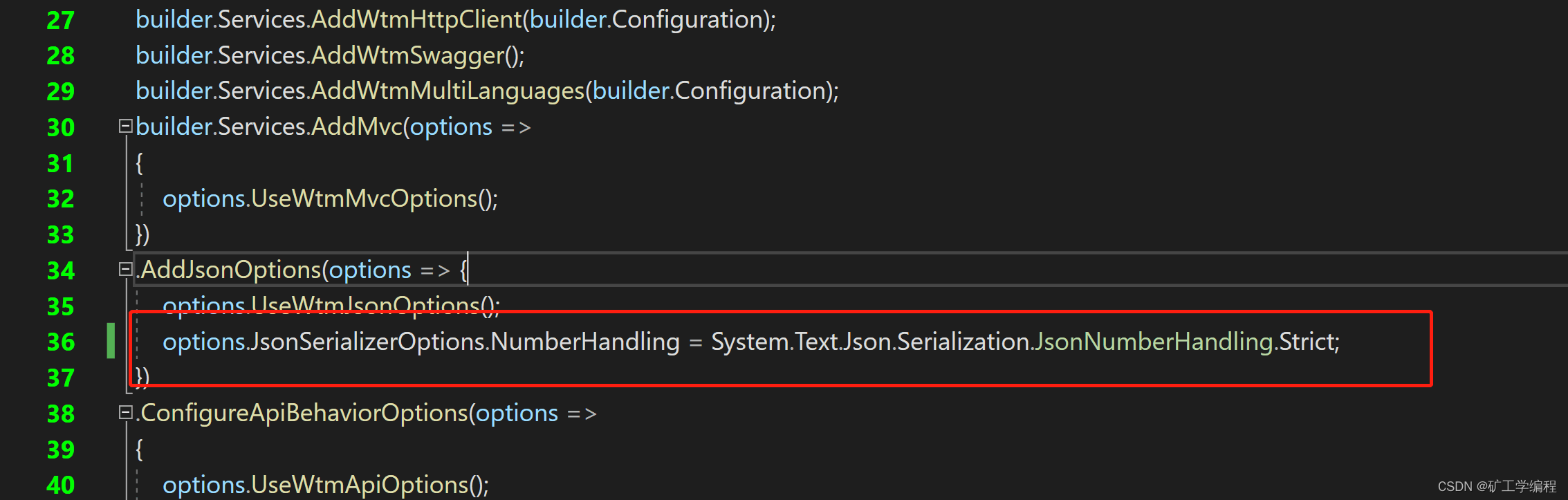 WTM .NET 6解决返回字段全部是字符串问题_new jsonserializeroptions { propertynamingpolicy =-CSDN博客
