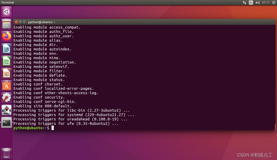 菜鸟教程：Python3 CGI编程实操演练-Ubantu_ubuntu cgi python-CSDN博客