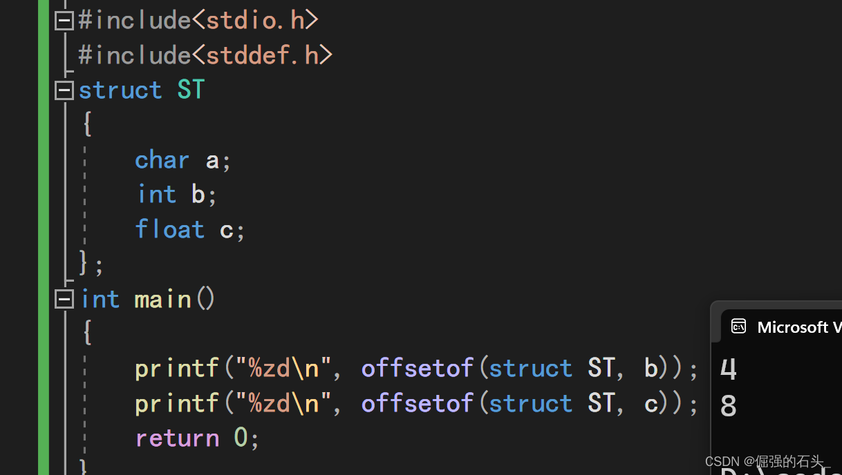 【C语言指南】offsetof宏的介绍 及其实现_offsetof头文件-CSDN博客