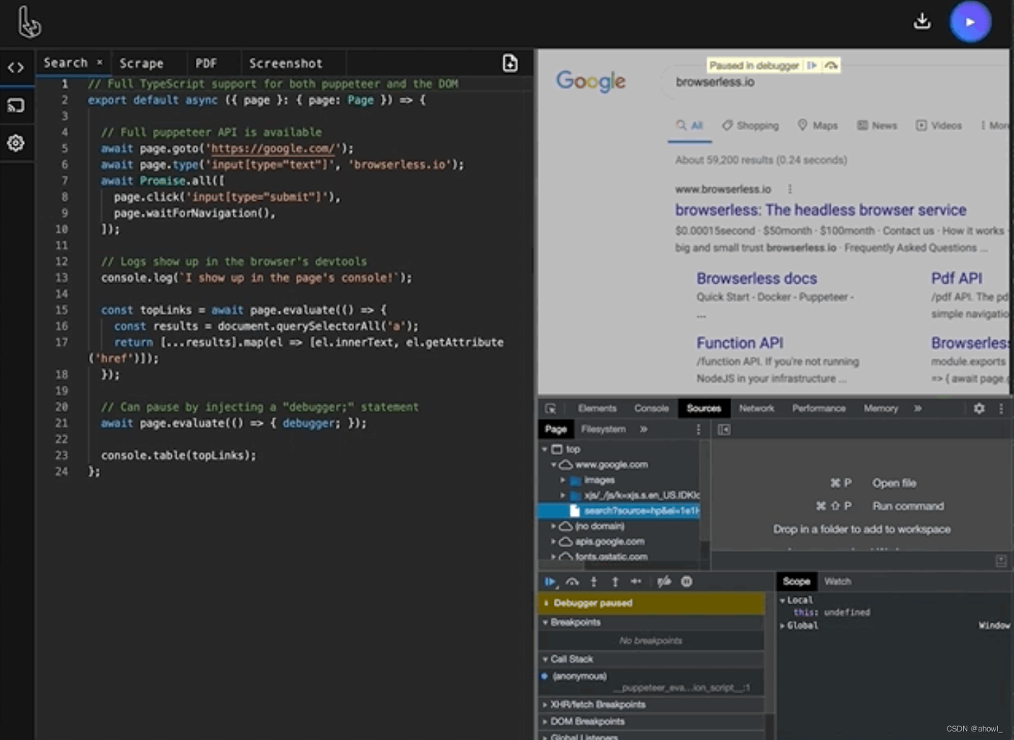 无头浏览器的另类用法_browserless-CSDN博客