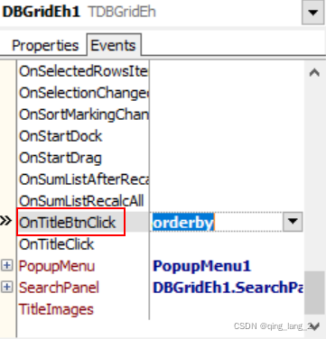 Delphi dbgrideh 排序-CSDN博客
