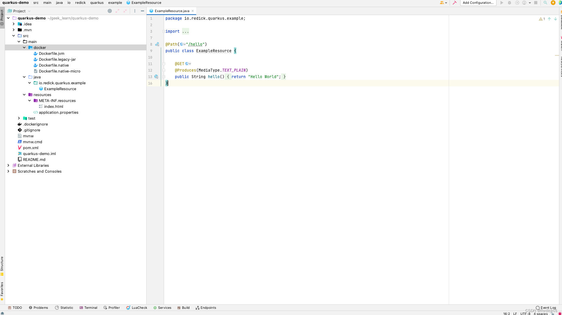 Quarkus实现第一个Hello World_quarkus helloworld-CSDN博客