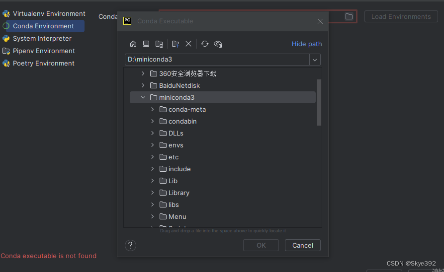 conda executable is not found解决方法_conda executable选什么-CSDN博客