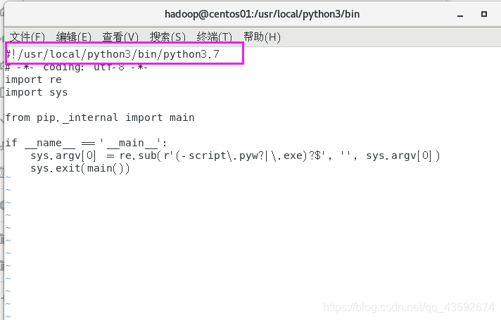 Centos使用pip3命令安装python包，出现错误：bash Usr Local Bin Pip3 Usr Local Bin Python3 7 坏的解释器 没有那个文件或