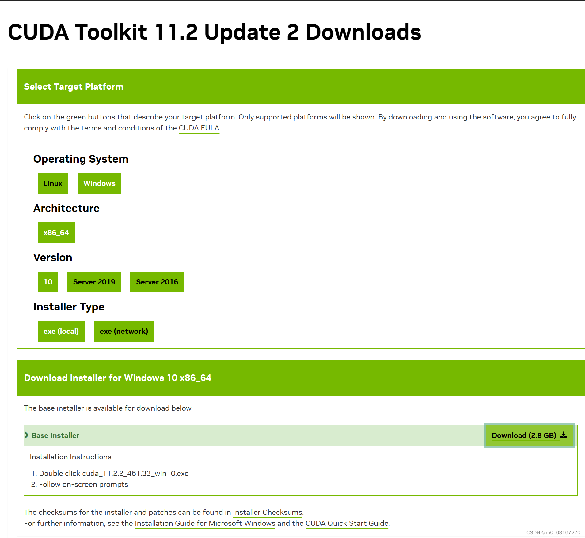 配置Tensorflow使用GPU加速（Tensorflow2.6.0，Python3.6-3.9，CUDA11.2，cuDNN8.1）_tensorflowgpu对应的cuda版本-CSDN博客