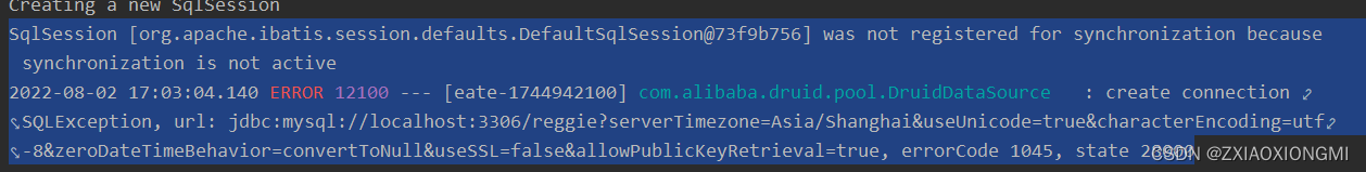 java.sql.SQLException: Access denied for user ‘root‘@‘localhost‘ (using ...