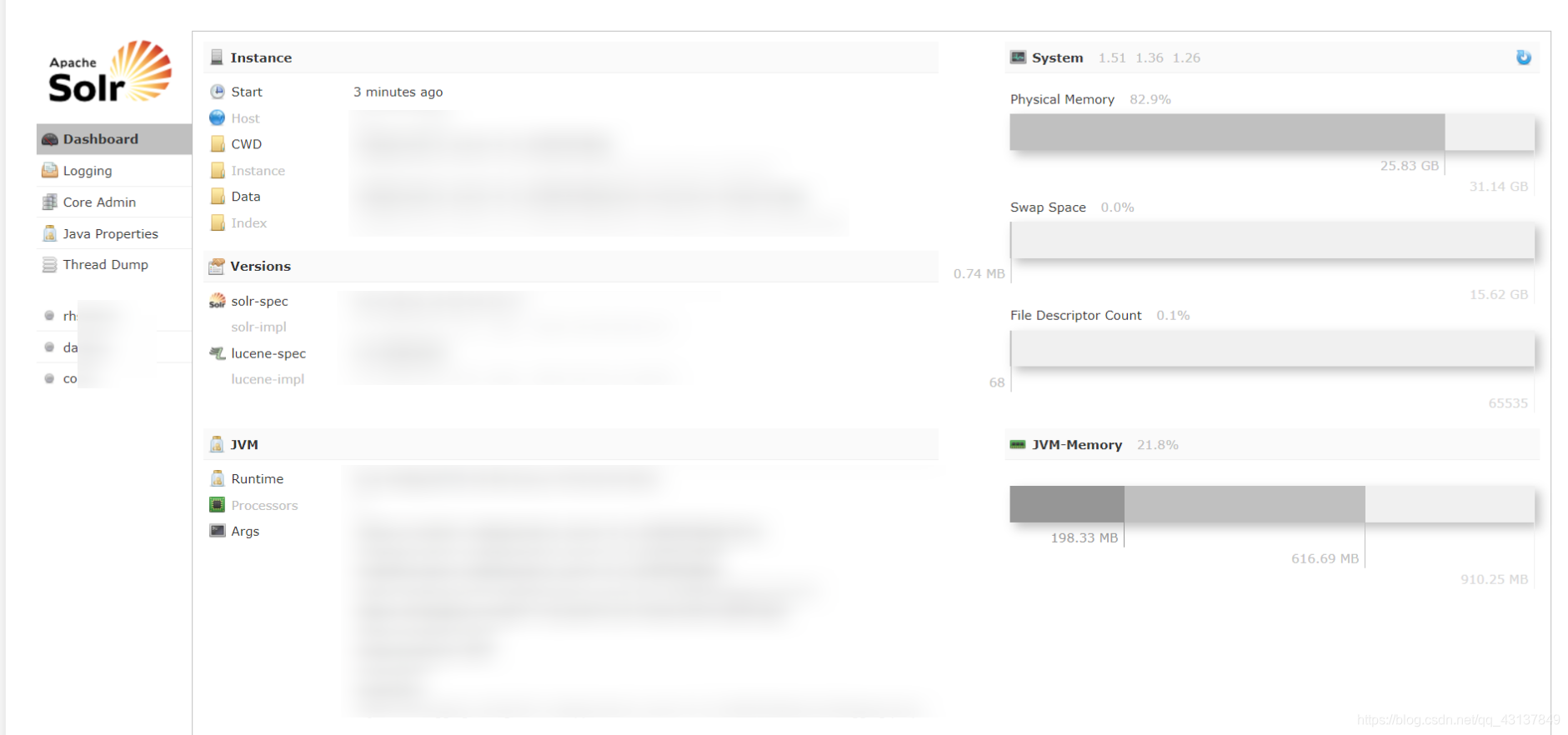 灾备克隆后solr启动失败：org.apache.solr.common.SolrException: Error opening new searcher-CSDN博客
