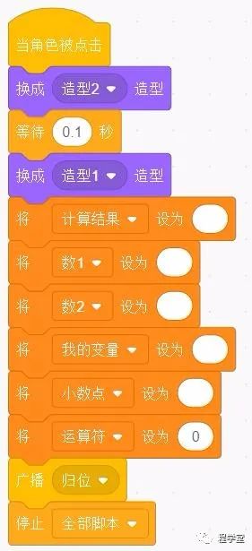 Scratch代码四则运算的终极大招——用scratch制作计算器(显示数字及全部代码) Csdn博客