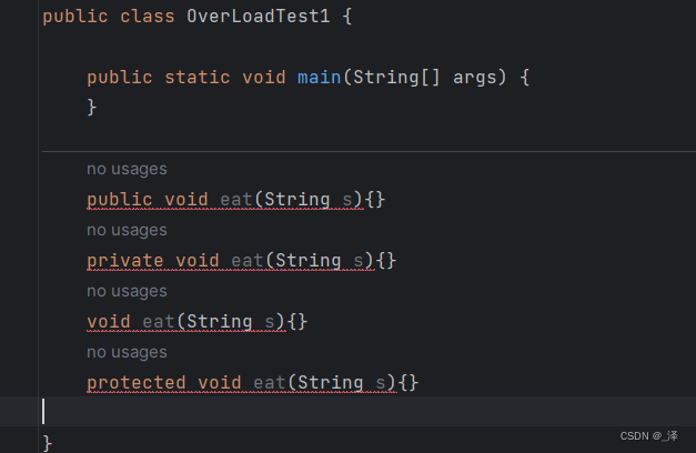 方法的重载（OverLoad）-CSDN博客