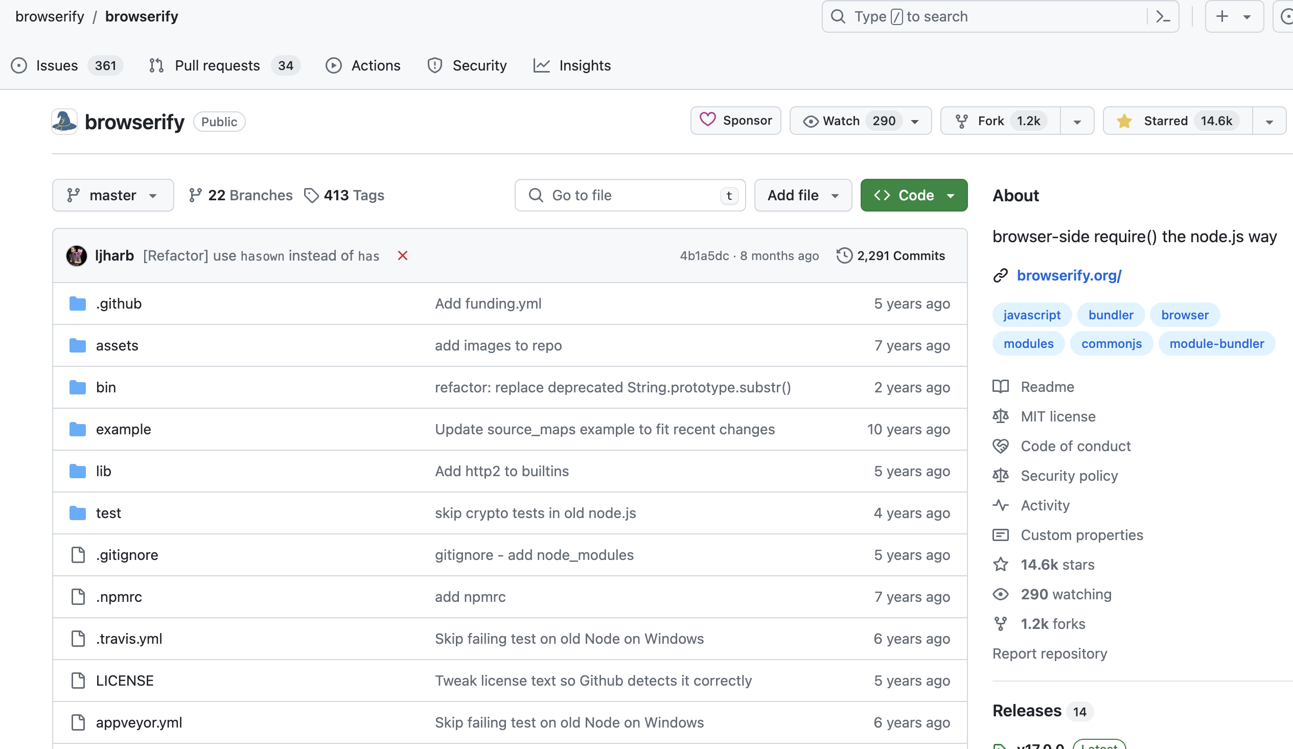browerify介绍和简单实用，github的这个作者运用的太妙了_browserify-CSDN博客