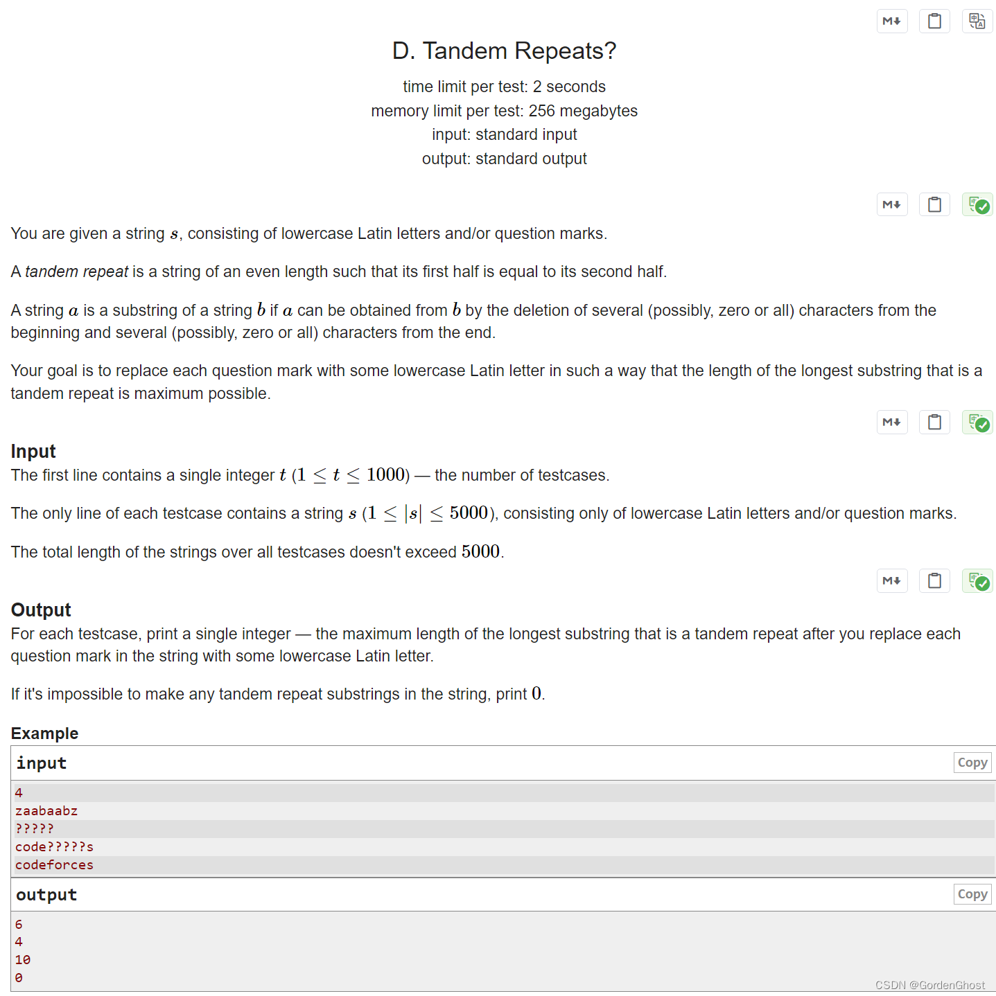 Tandem Repeats?（Round 163）_tandem repeats?" c++-CSDN博客
