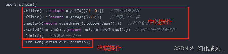 关于jdk8-Stream使用_jdk8 stream foreach-CSDN博客