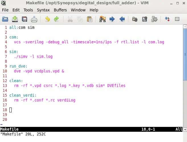 逻辑仿真工具VCS的使用-Makefile_verilog的testbench的makefile-CSDN博客