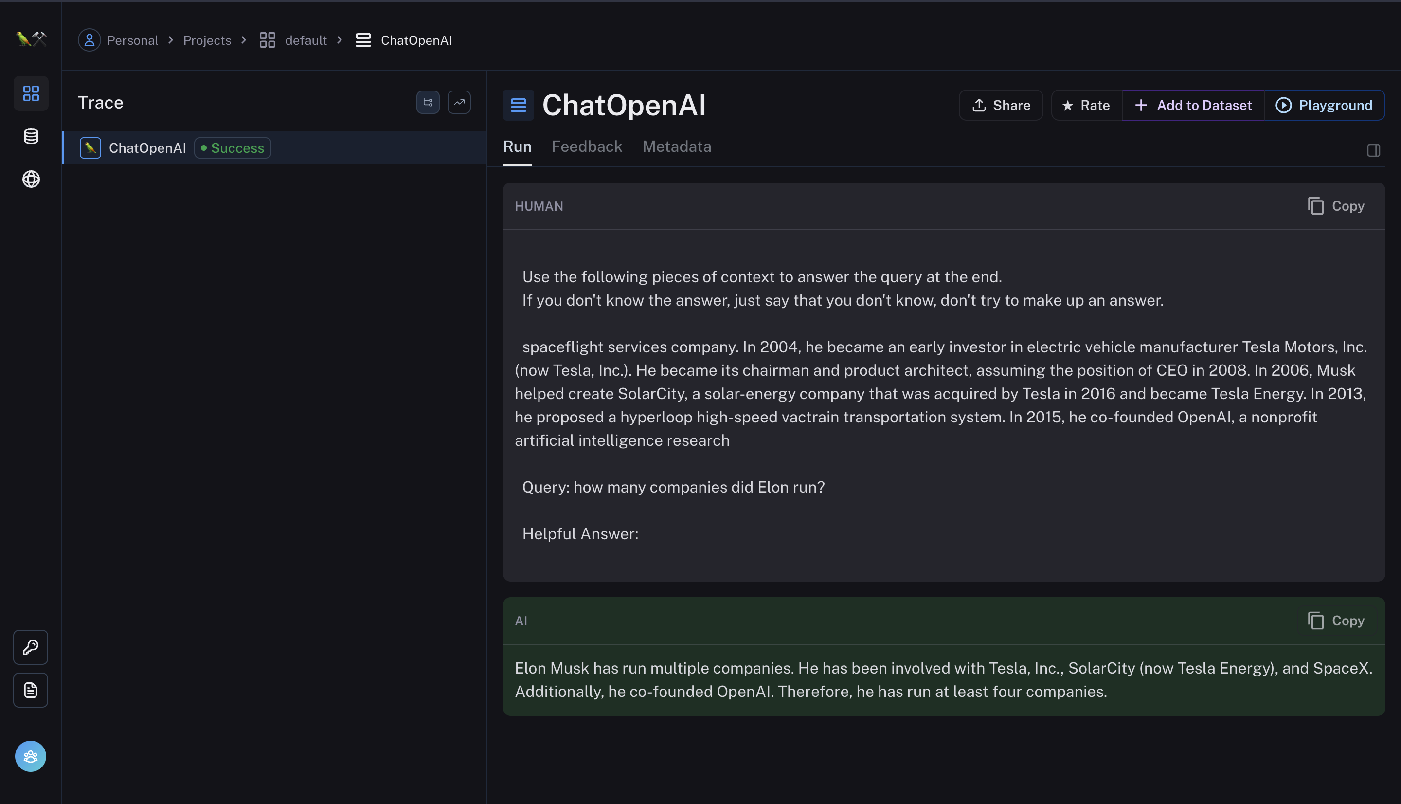 [AI Embedchain] 集成 Langsmith-CSDN博客