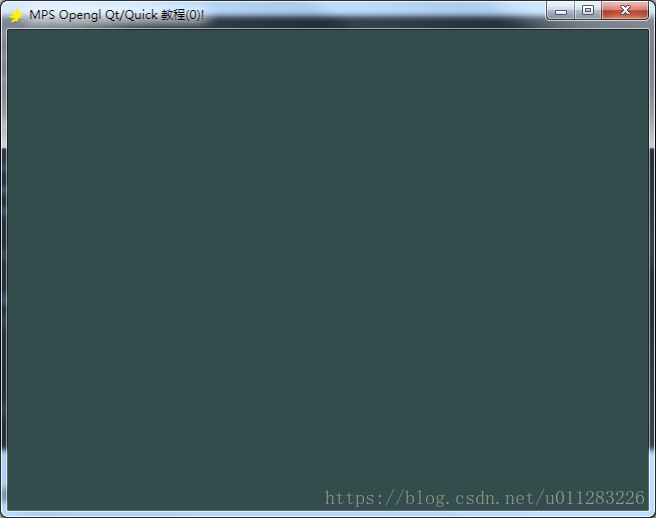 现代OpenGL系列教程(零)---在Qt/Quick中使用OpenGL_qquickopengl-CSDN博客