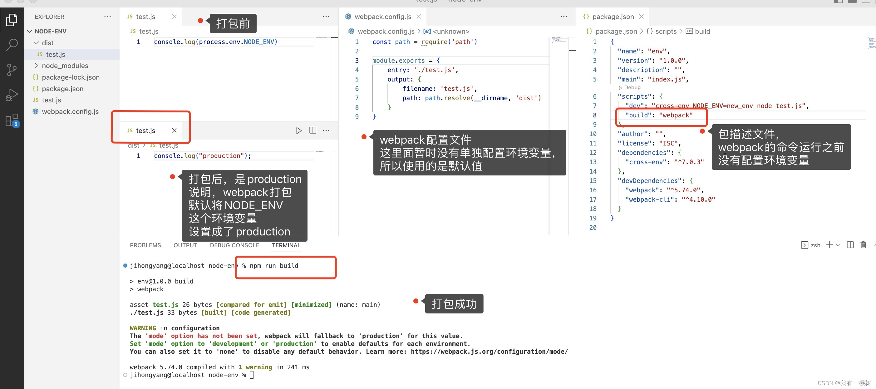 【前端工程化】理解和配置process.env.NODE_ENV，项目中的环境变量到底是个啥_process.env.node env;-CSDN博客