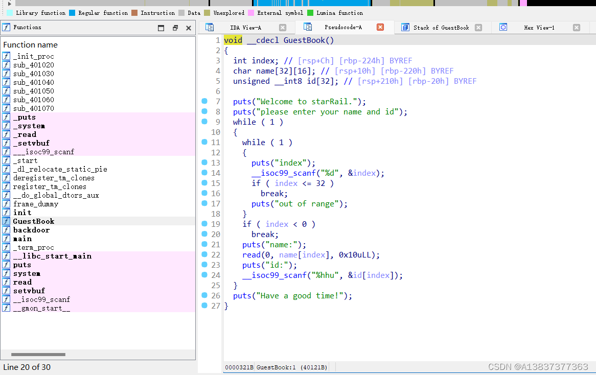 XYCTF --PWN_xyctfpwnwp-CSDN博客