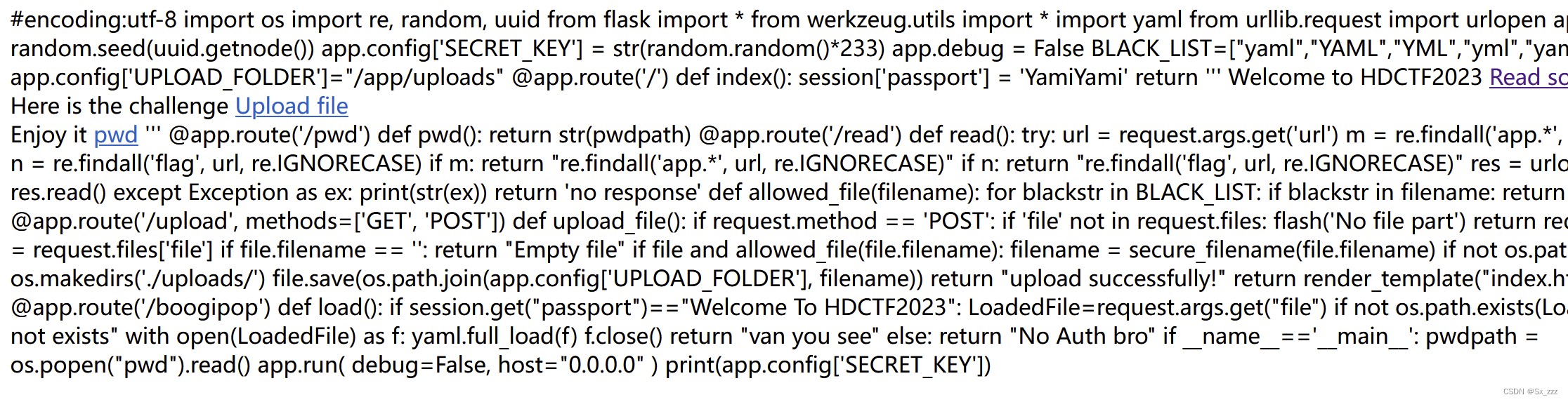 [HDCTF 2023]YamiYami_yaml 反弹 shell-CSDN博客