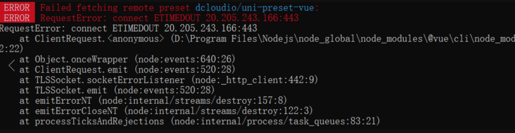 解决npm，pnpm，yarn等安装electron超时等问题_requesterror: connect etimedout 20.205.243.166:443-CSDN博客