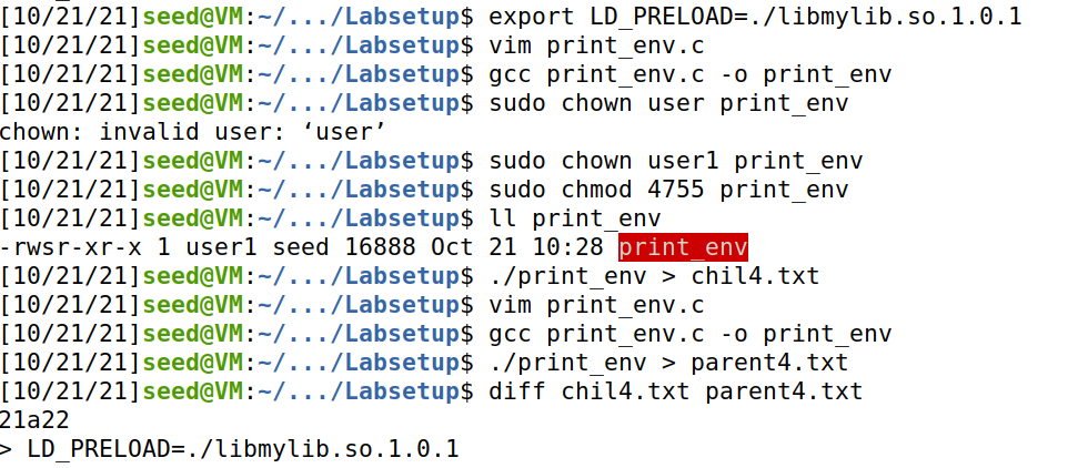 信息安全实验——Environment Variable and Set-UID Program Lab-CSDN博客