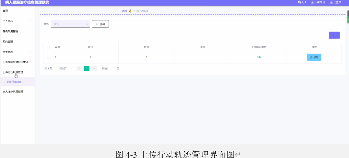 4病人跟踪治疗信息管理系统基于 Ssm Mysqljava Bs结构设计与实现(可运行源码数据库lw)毕业设计管理系统计算机
