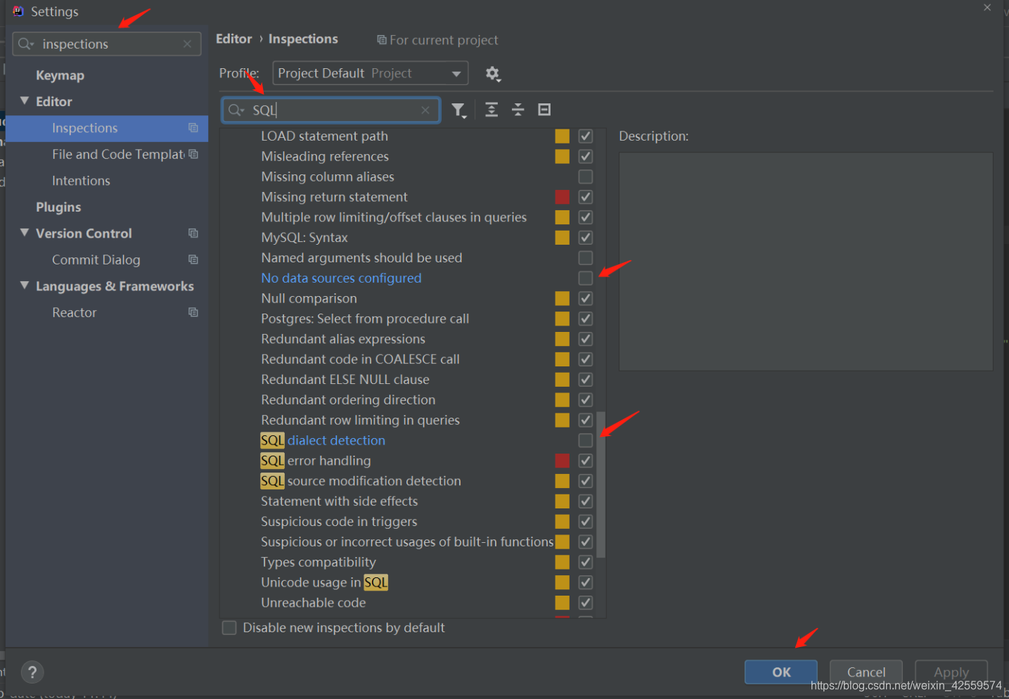 消除IDEA中mapper.xml文件SQL检查黄色警告的方法_idea中sql语句黄色背景警告-CSDN博客