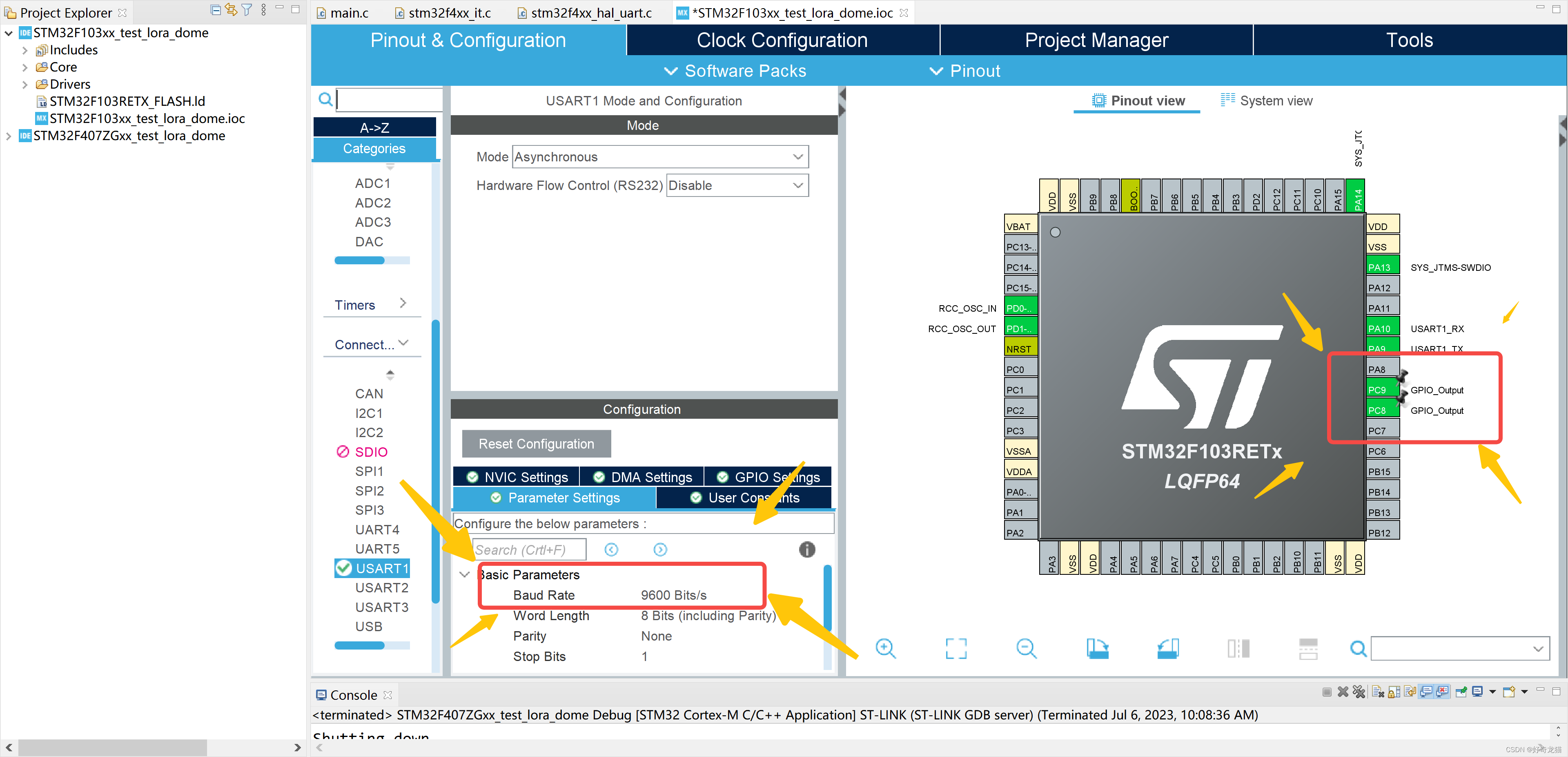 【lora模块调试：亿百特lora-型号E22-400T30D-V=代码调试-STM32H7xx/F4xx/F1xx-基础样例（2）】-CSDN博客