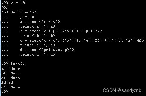 python中exec使用_python exec命令-CSDN博客