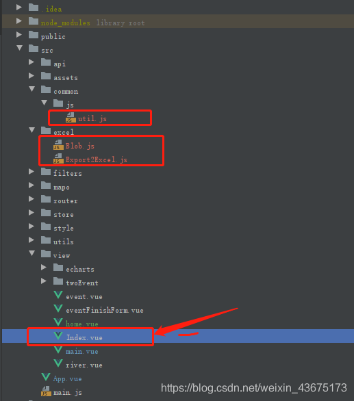 vue项目中导出excel表格数据_blob s2ab-CSDN博客