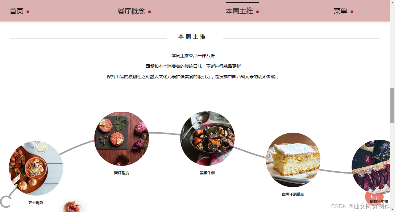 153. 大学生HTML5期末大作业 ―【西餐厅美食主题网页】 Web前端网页制作 html5+css3+js-CSDN博客