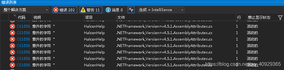 C#编译错误：CS1056 意外字符 ‘‘-CSDN博客