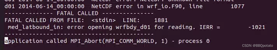 WRFChem运行过程中遇到的问题_attributeerror: netcdf: attribute not found-CSDN博客