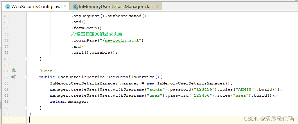 spring security——学习笔记（day03）-UserDetailsService 修改获取数据方式_userdetailsservice.loaduserbyusername ...