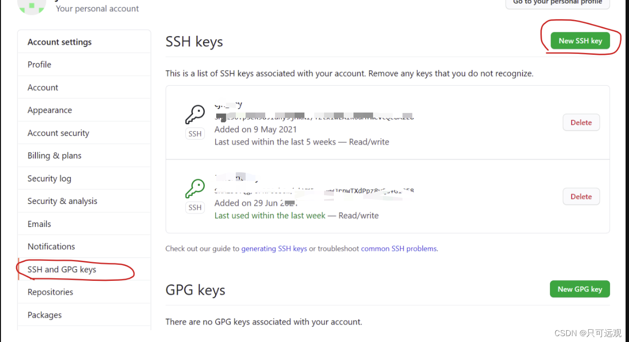 Github配置ssh key的步骤_github生成ssh key-CSDN博客