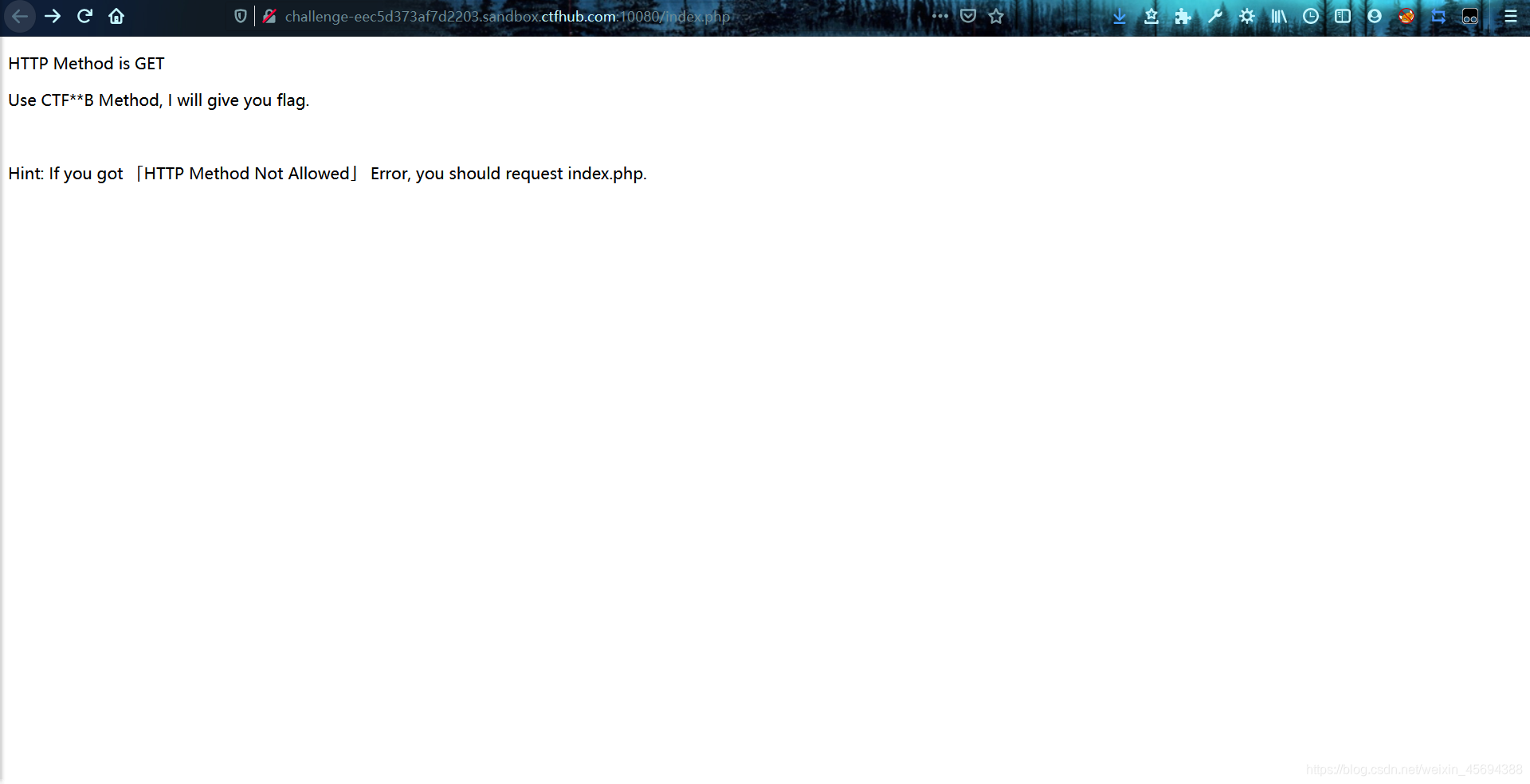 CTFHUB 《请求方式》 http请求，curl命令总结_curl -v -x-CSDN博客