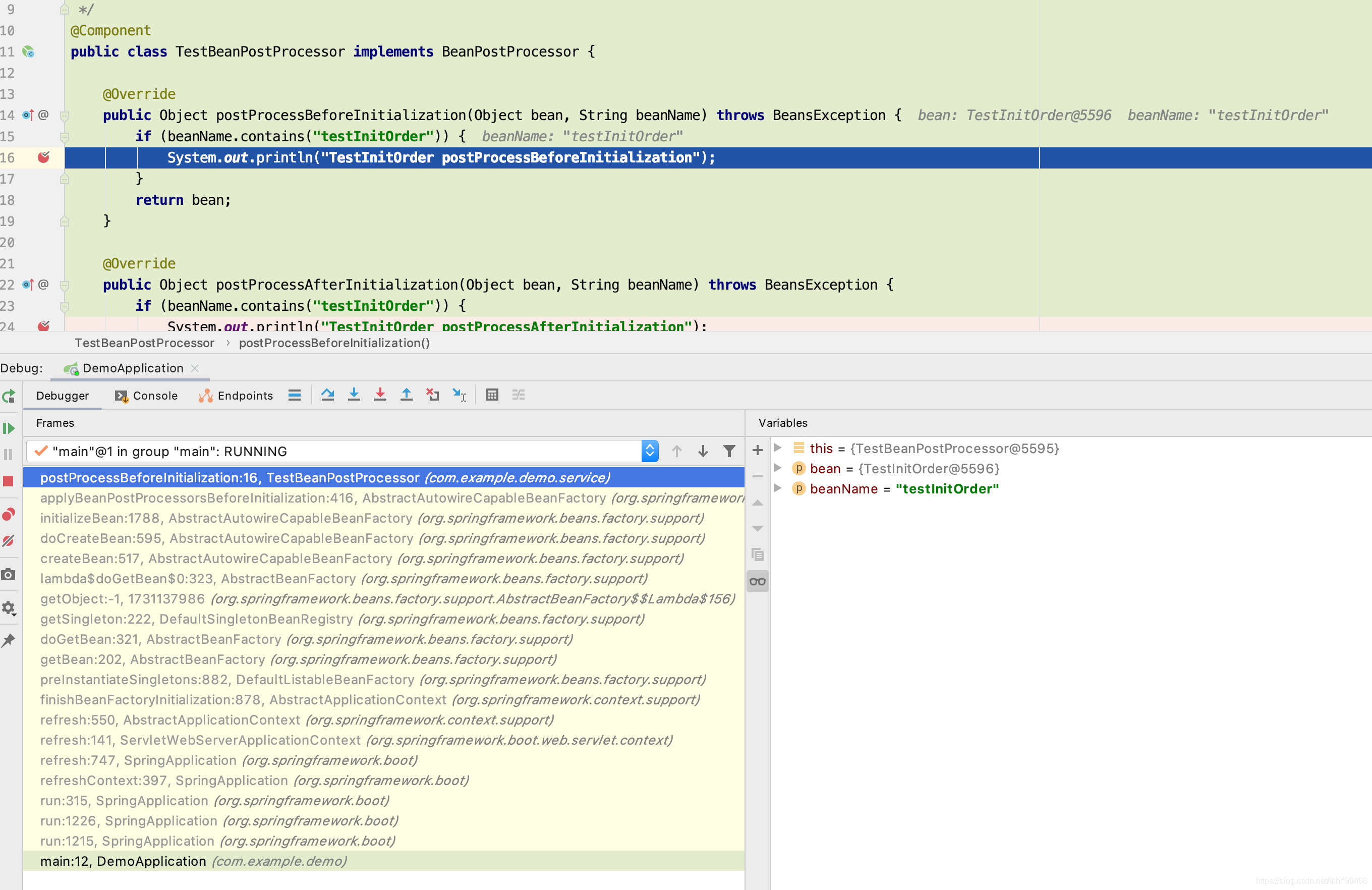 Spring中InitializingBean和BeanPostProcessor区别_beanpostprocessor和initializingbean-CSDN博客