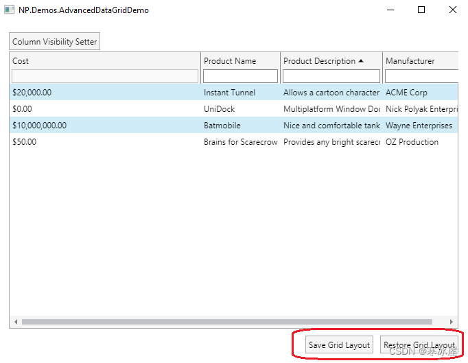 Avalonia DataGrid——来自NP.Avalonia.Visuals包的高级功能-CSDN博客