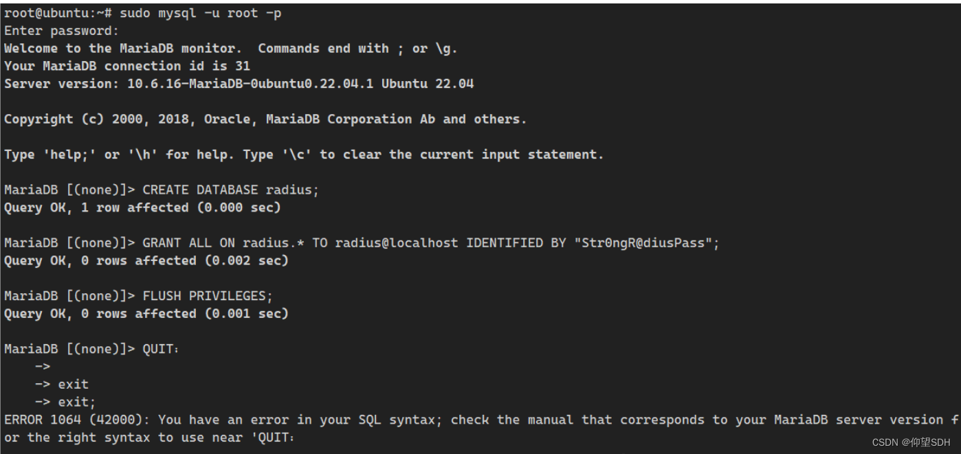 FreeRADIUS 和 Daloradius搭建radius认证服务器并实现Web管理-CSDN博客