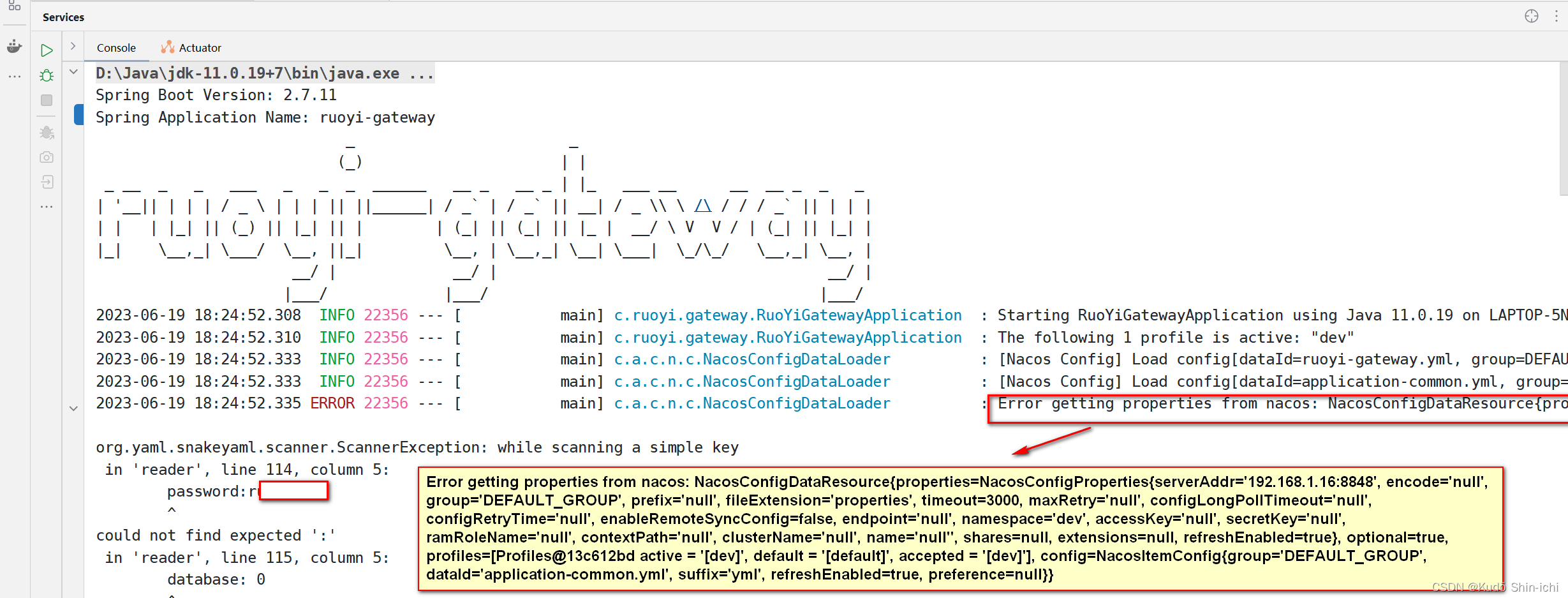 org.yaml.snakeyaml.parser.ParserException: while parsing a block mapping-CSDN博客