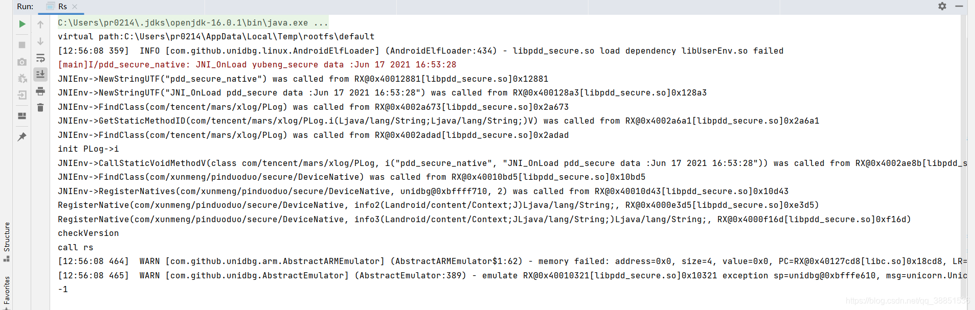 为什么Unidbg模拟执行的结果和主动调用的结果不同（一）_unidbg read memory failed-CSDN博客