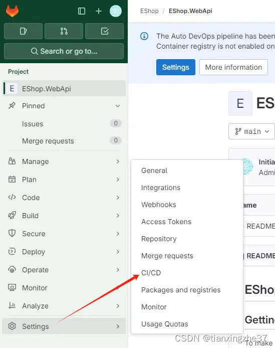 使用GitLab自带的CI/CD功能在本地部署.Net8项目（二）_gitlab net8程序自动部署-CSDN博客