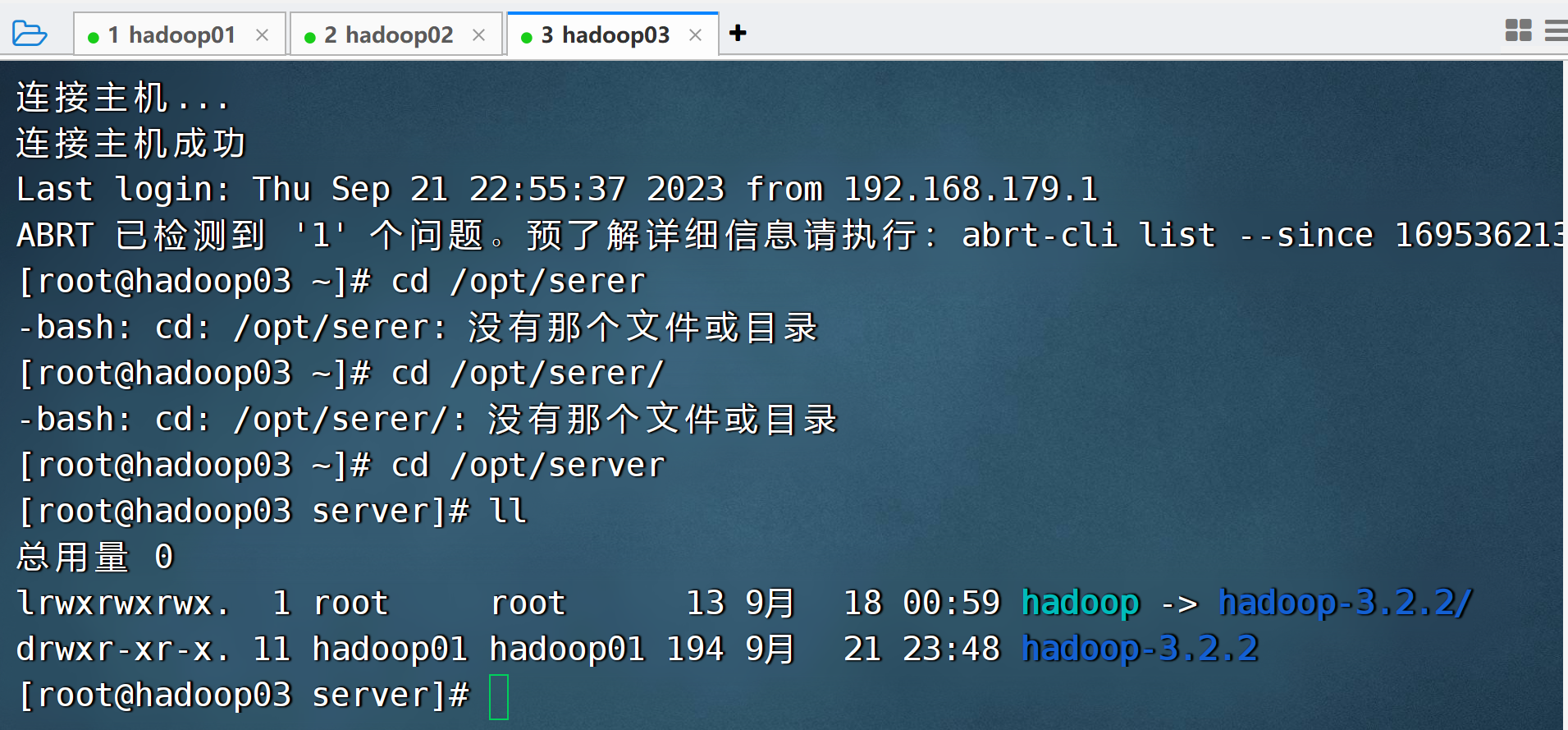 【无标题】拷贝Hadoop所有文件到其他节点_将hadoop01上的profile环境变量配置传输到hadoop02的scp命令-CSDN博客