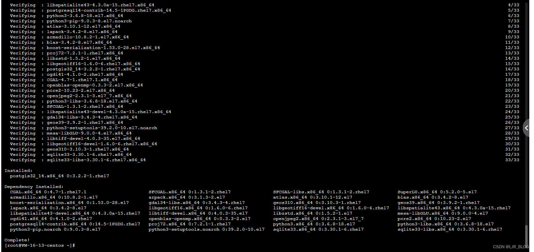centos7安装PostgresSQL14+PostGIS3.2记录_postgis 3.2-CSDN博客