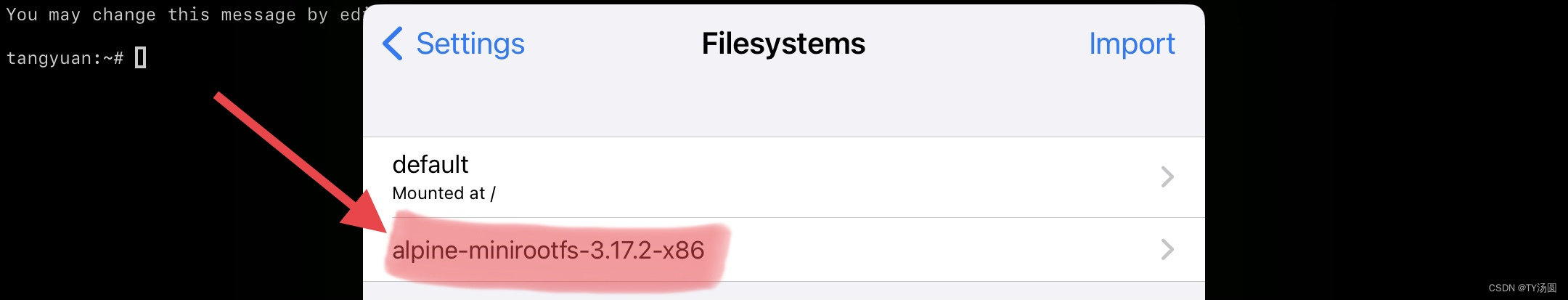 【创造者】为iSH/iSH-AOK配置Filesystem【iSH】_ish换filesystem-CSDN博客