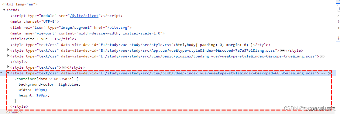 一文弄懂vue中样式穿透v-deep_vue deep-CSDN博客